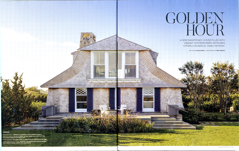 LUXE Magazine Features Two Hollander Projects | Hollander Design